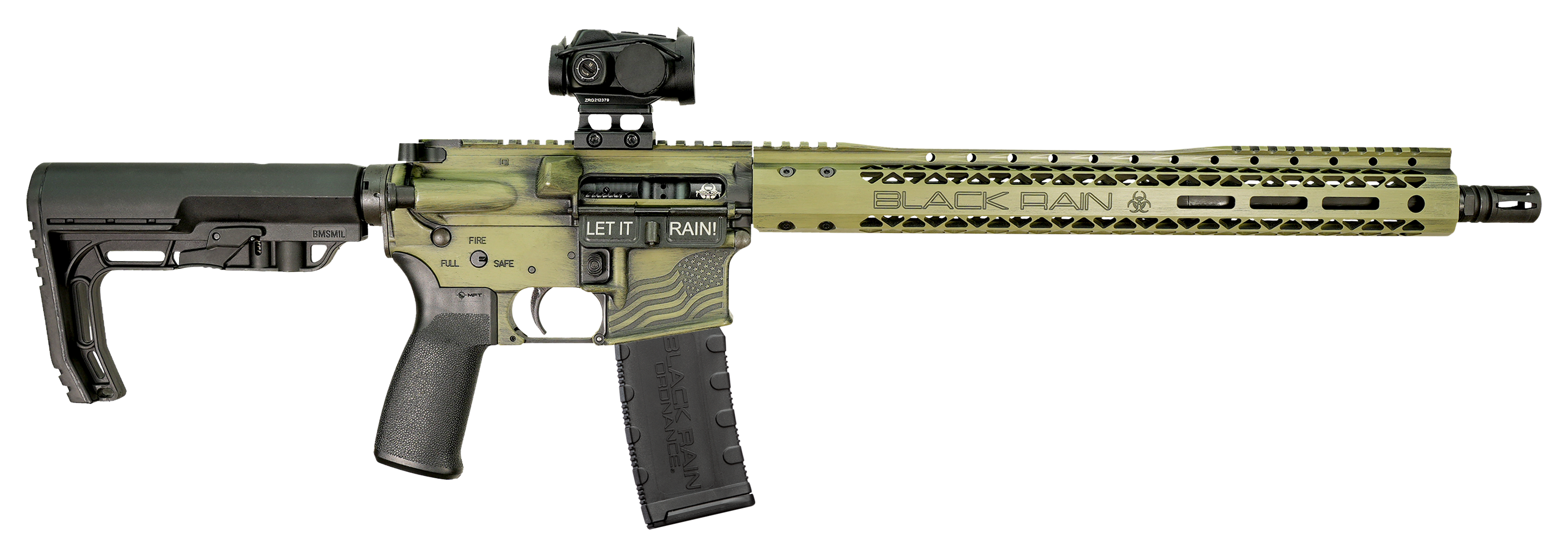 Black Rain Ordnance Spec 15 American Flag with Burris RT-1 Optic Package | Cabela's